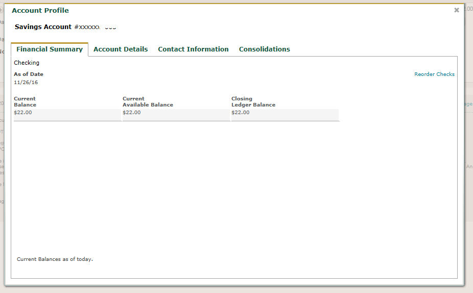 View Account Profile